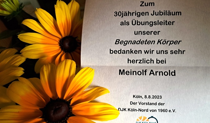 Meinolf Arnold geehrt